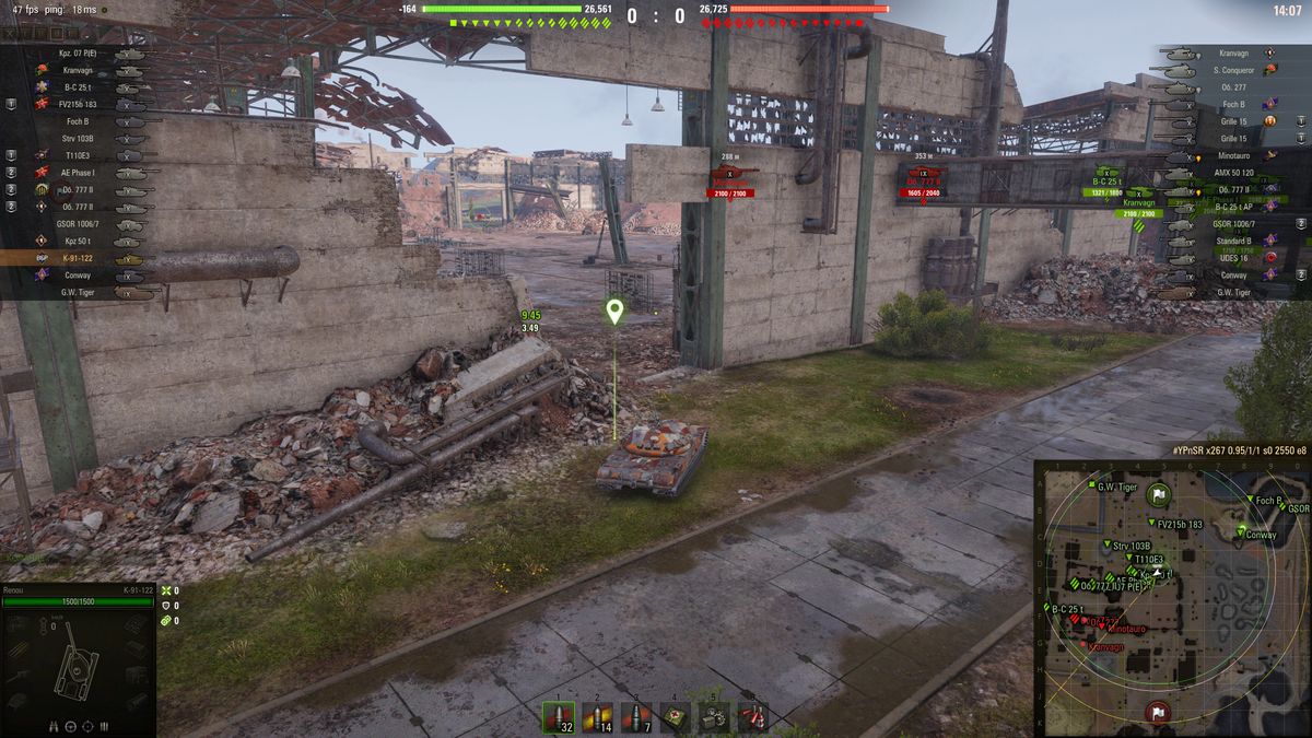 Positions by WotStat